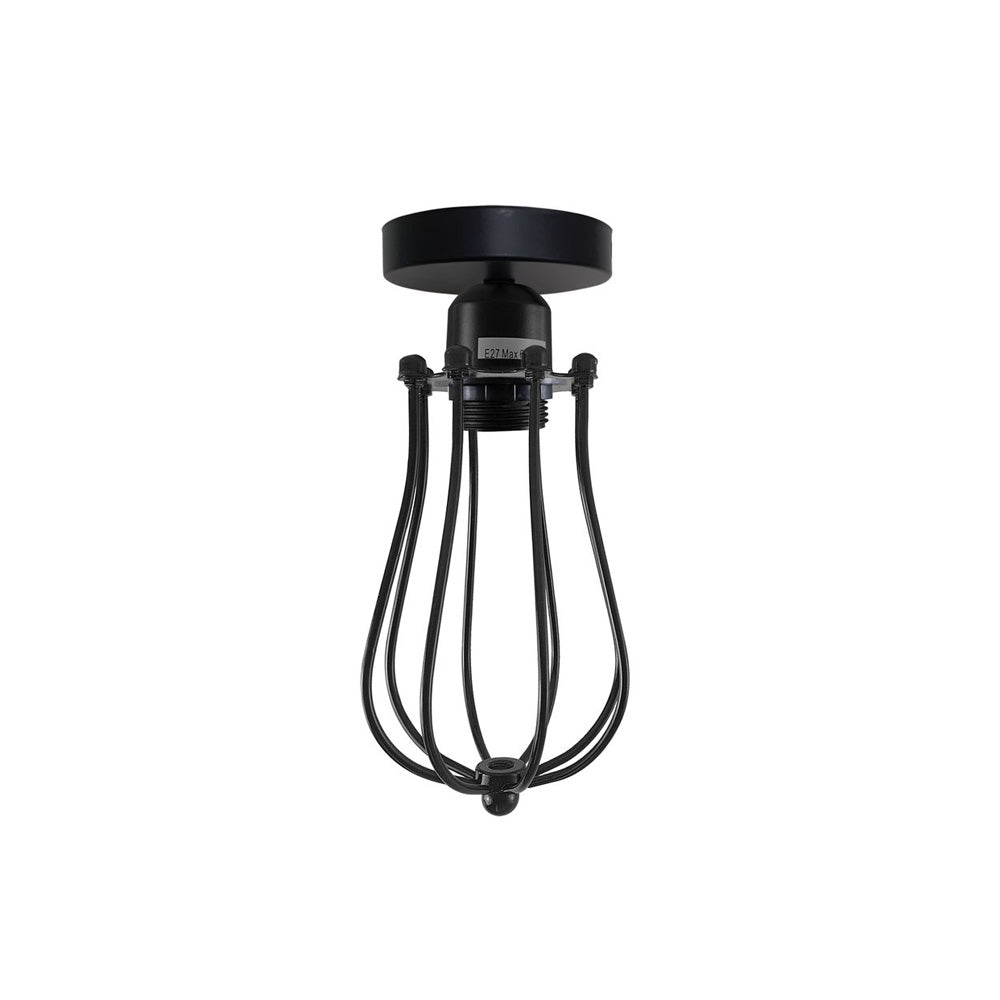 Black Balloon Cage Industrial Ceiling Light - Without Bulb – Home ...