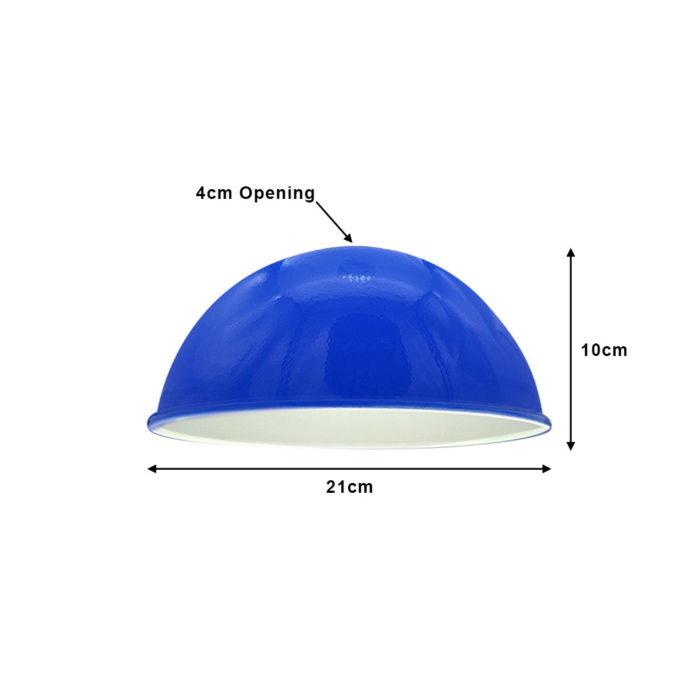 Navy Blue Dome Light Shade - Small – Home Industrial Lighting