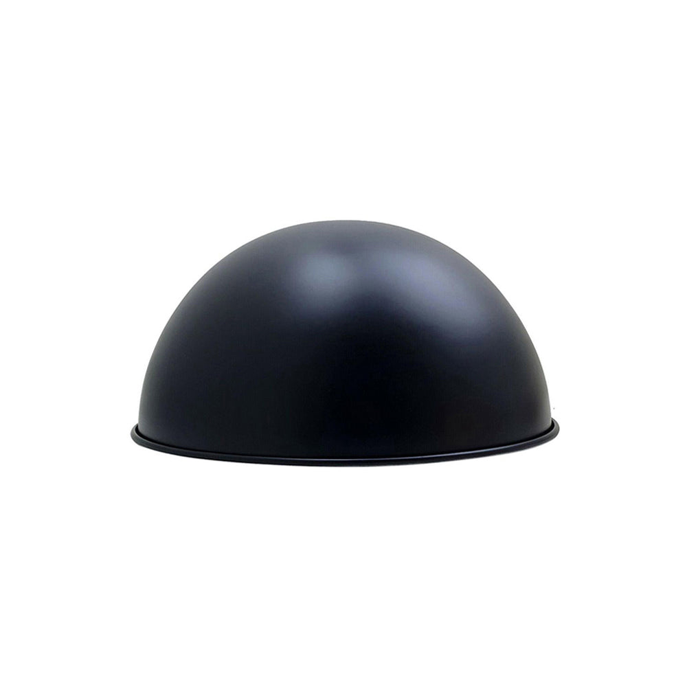 Black (Black Inner) Dome Light Shade - Large – Home Industrial Lighting