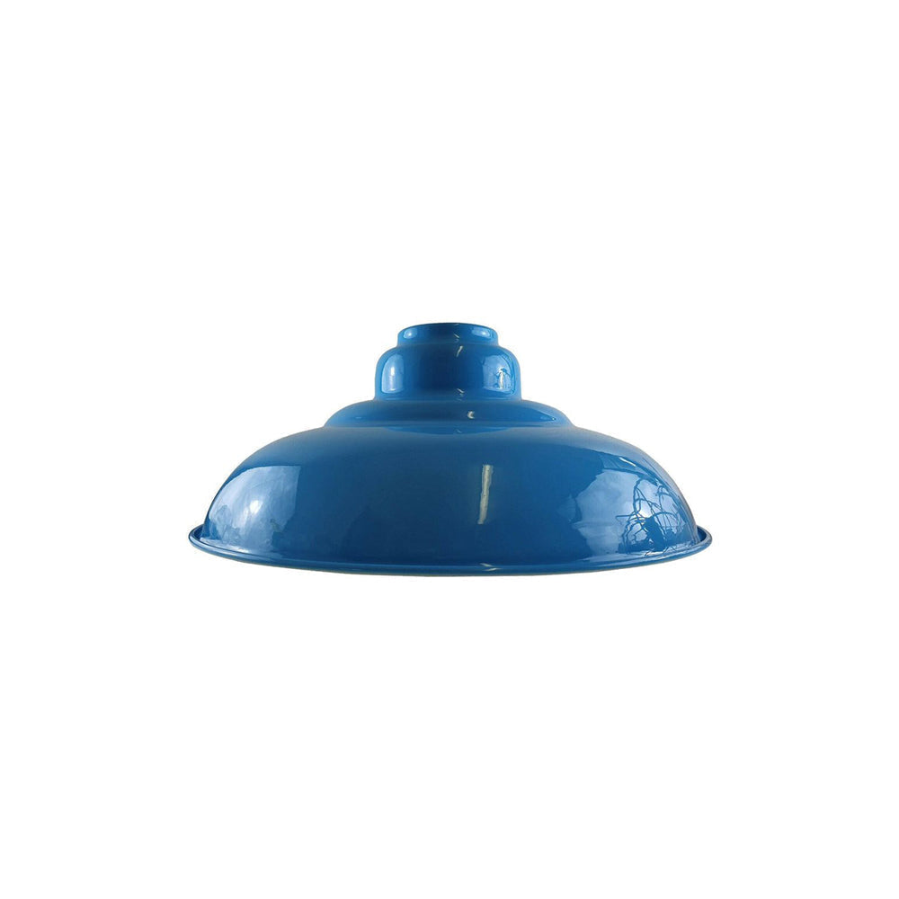 Light Blue Bowl Retro Light Shade – Home Industrial Lighting