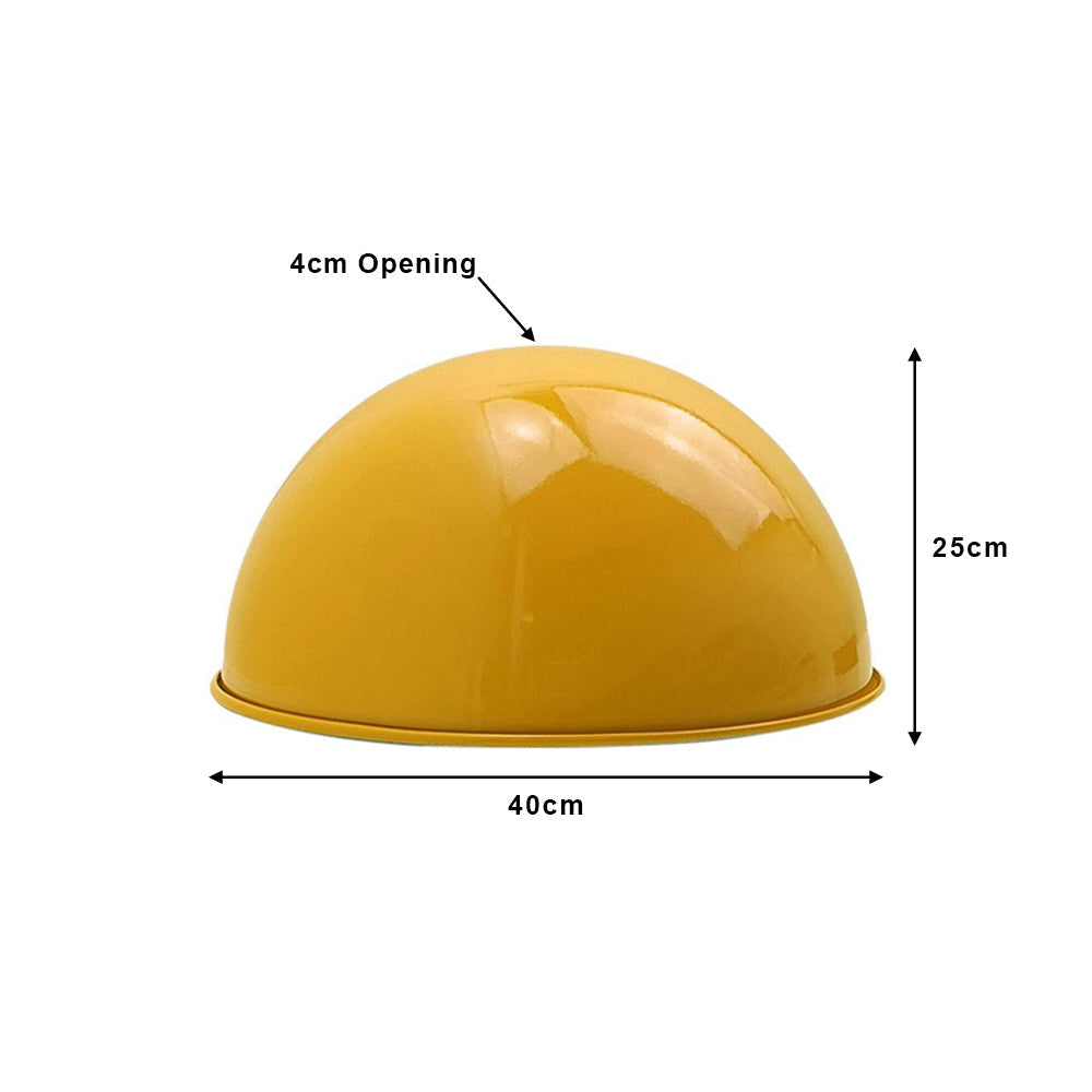 Orange Dome Light Shade - Large – Home Industrial Lighting
